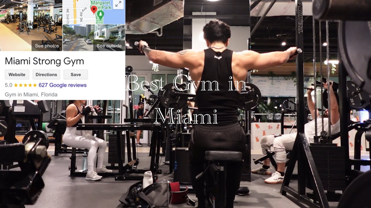 Miami Strong • Best Gym in Miami ┃ Workout Vlog - YouTube