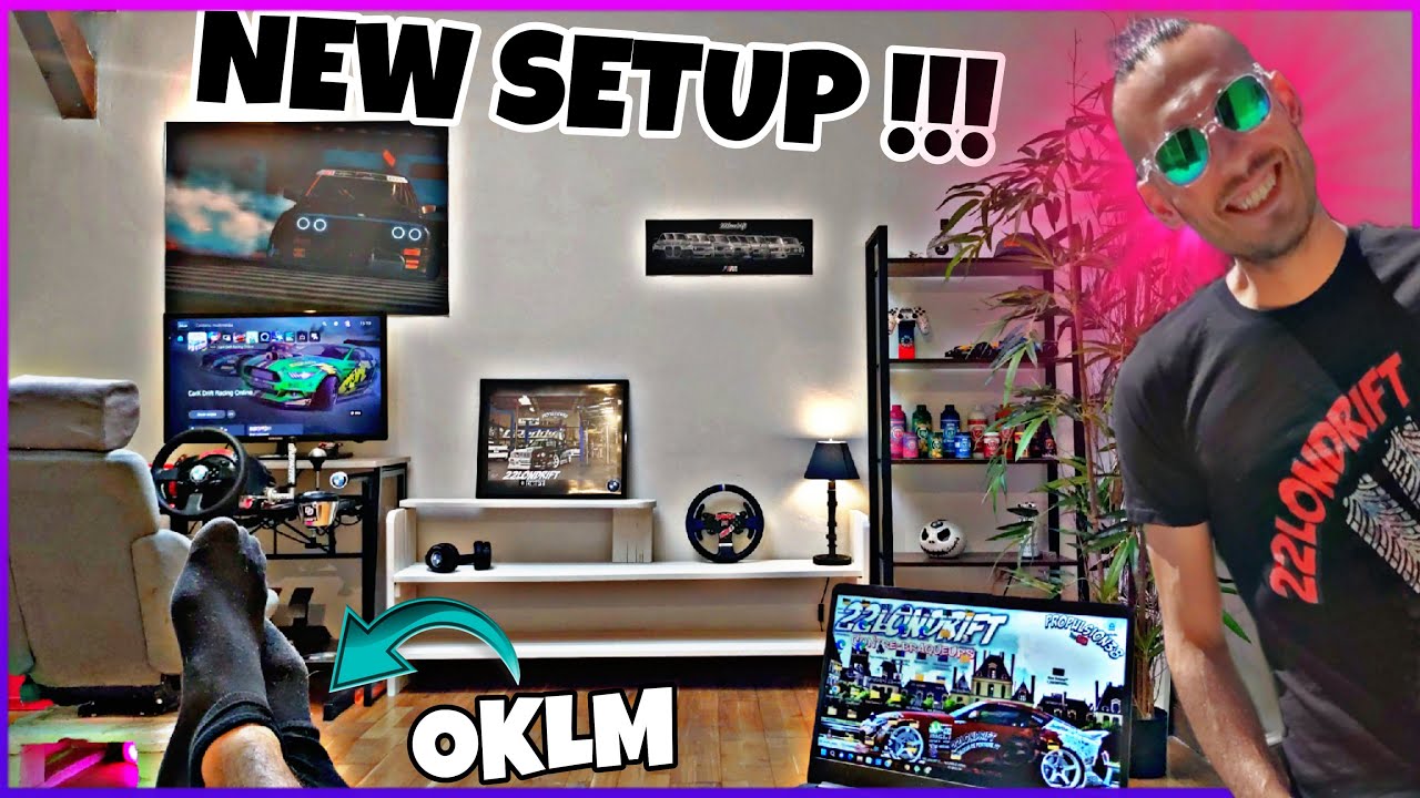 MON NOUVEAU SETUP GAMING and SIM DRIFT !!! épisode 2 - YouTube