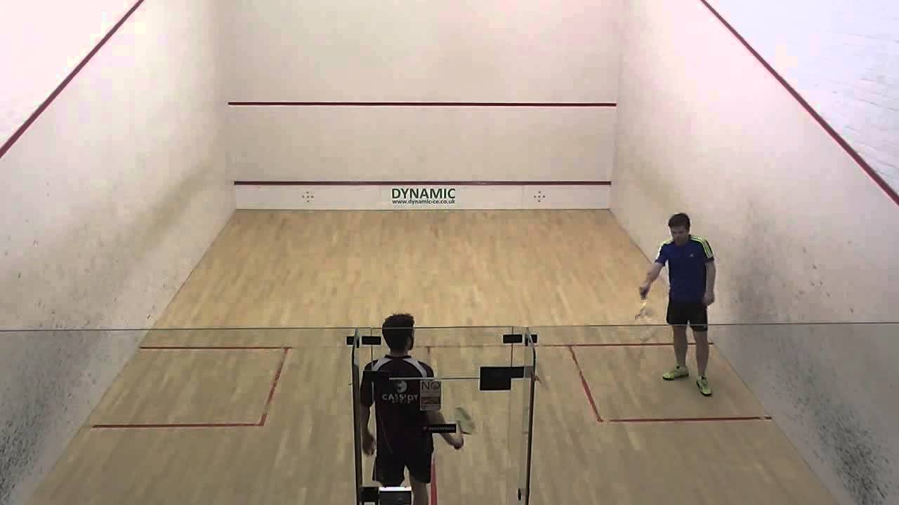 Norfolk squash EA1 Ashley Briggs v Potters Jamie Goodrich game 2 0127 1 ...