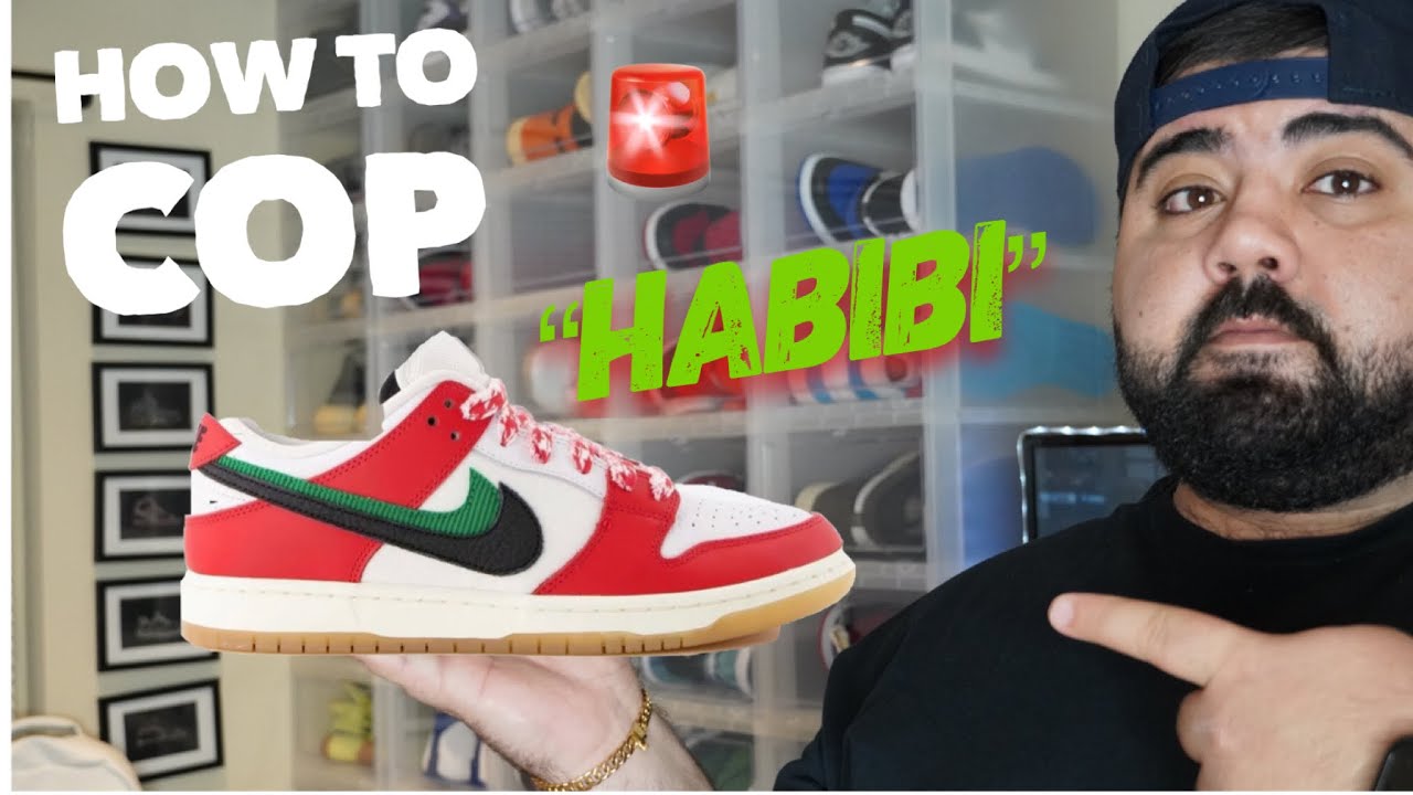 "HABIBI" NIKE SB DUNK LOW FRAME COLLAB *HOW TO COP * - YouTube