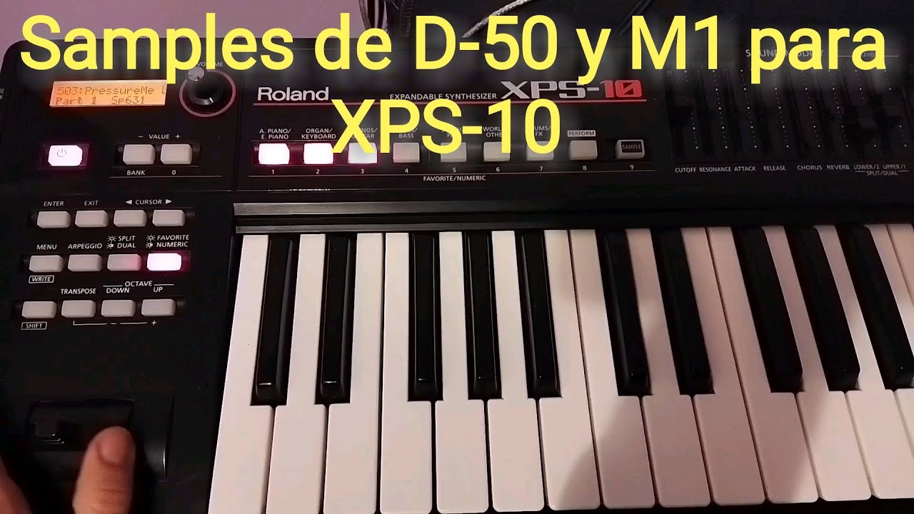 Samples de Roland D-50 y Korg M1 en Roland XPS 10 (VENTA) - YouTube