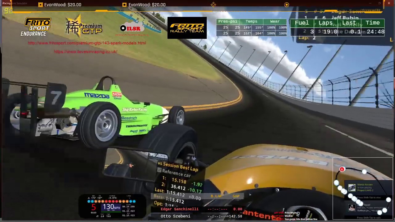 iRacing - OVAL AI Skip Barber F2000 RACE!!! - YouTube