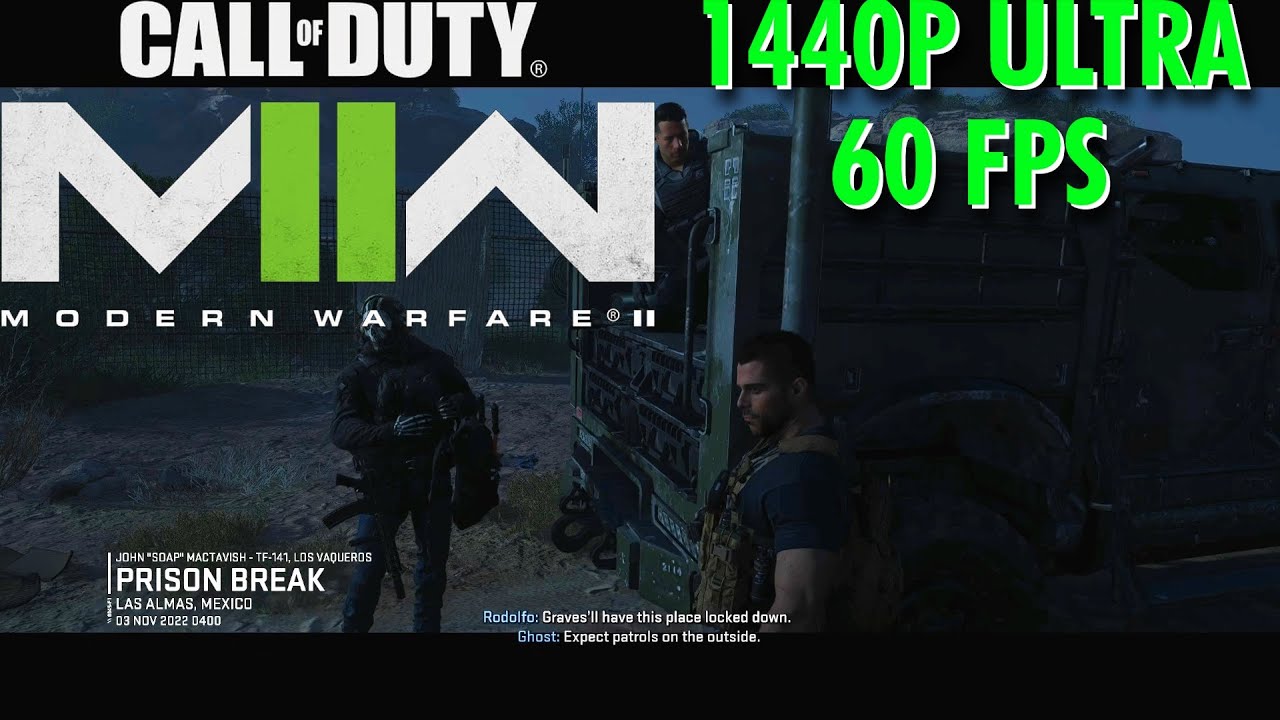 MWII Campaign Part 13 "Prison Break" Gameplay - Call of Duty Modern ...