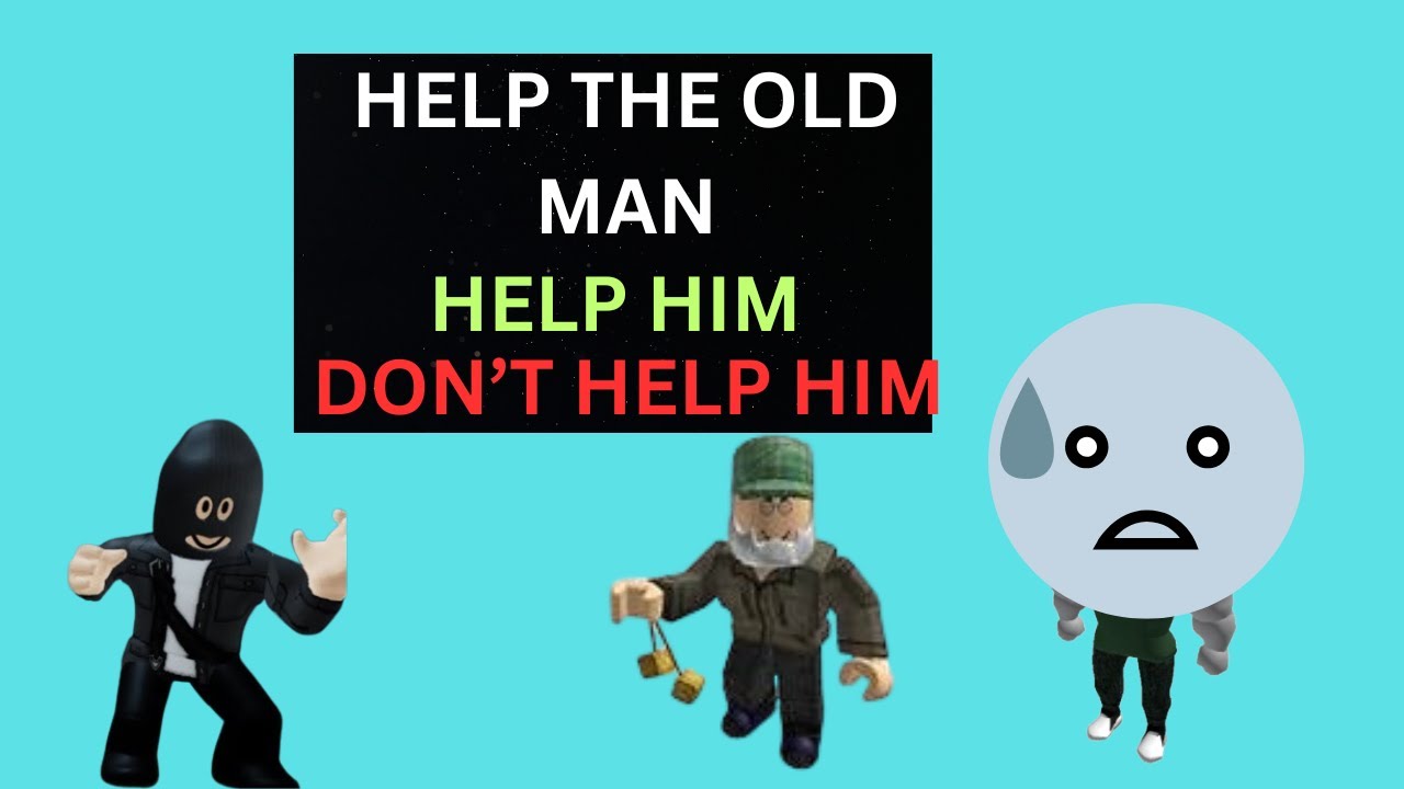 HELPING THE OLD MAN IN ROBLOX THE KIDNAPPER STORY! - YouTube