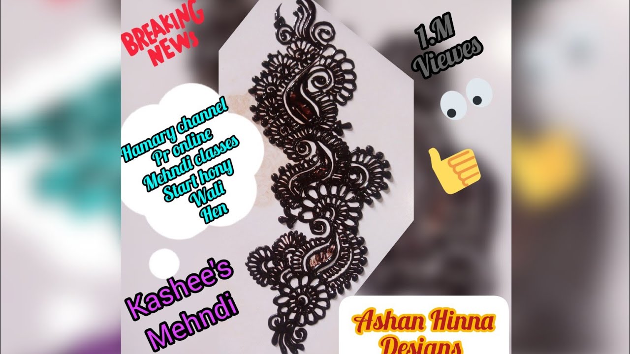 Mehndi Bell Design / Hand mehndi designs ( kashee's mehndi ) Mehndi art ...