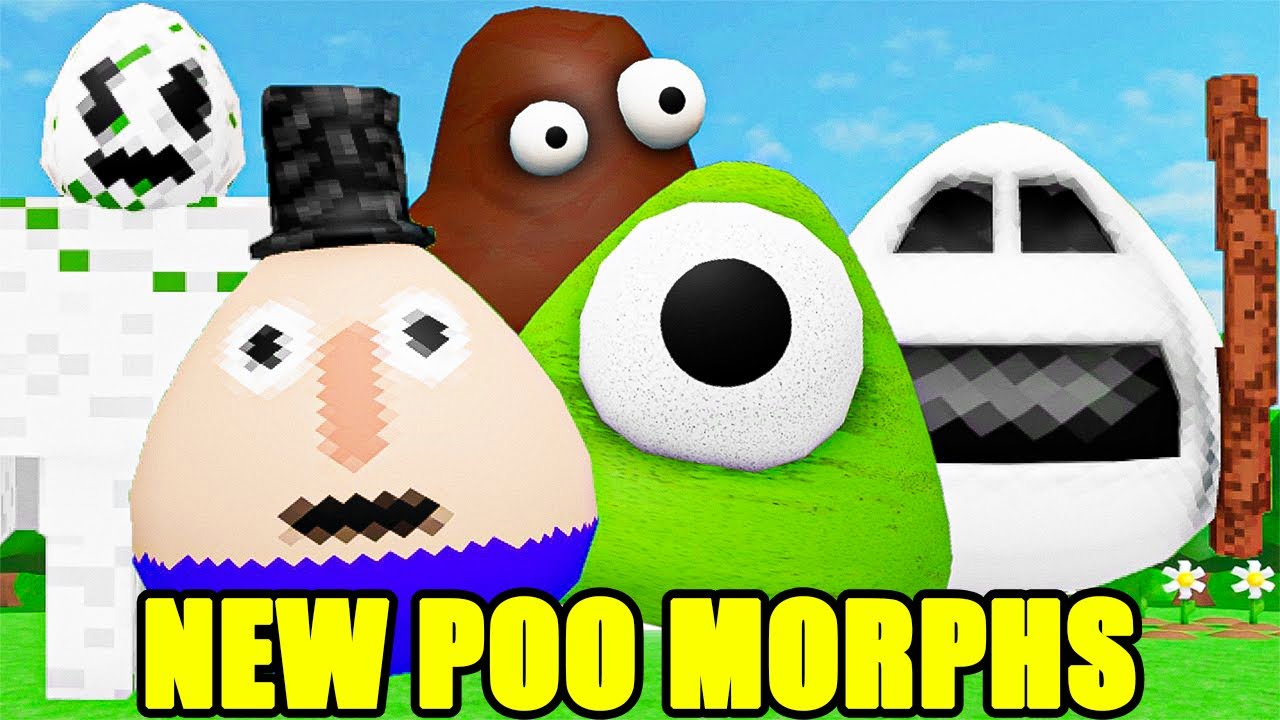 Poo Morphs [😊UPD 72] How to get ALL 5 NEW Poo Morphs (Roblox) - YouTube
