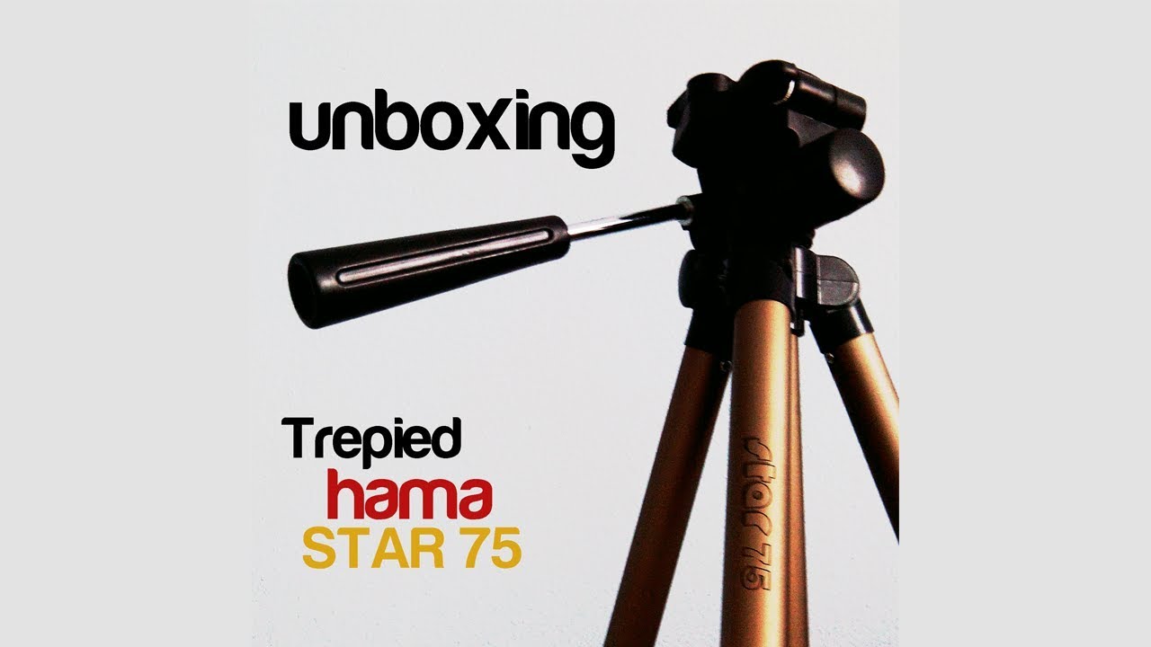 Unboxing tripod statív- Hama Star 75 - YouTube