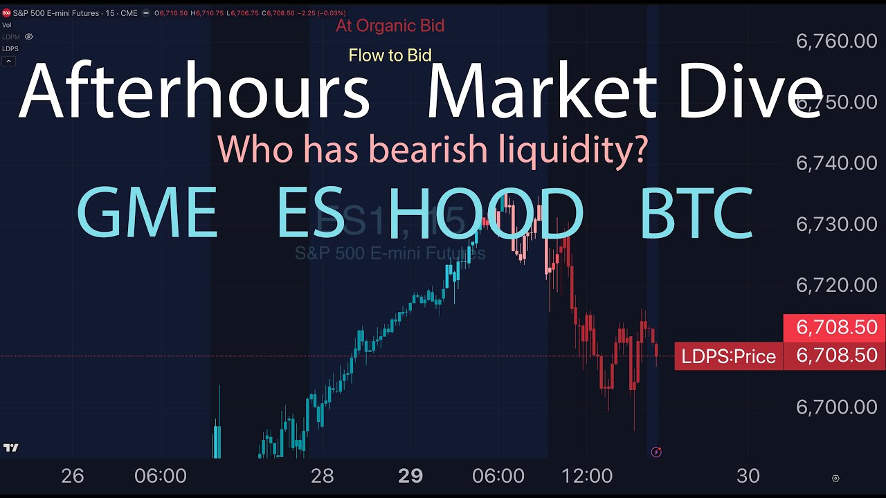 After-Hours Market Dive | ES Futures, GME, HOOD, BTC | Deep Dive Stocks ...