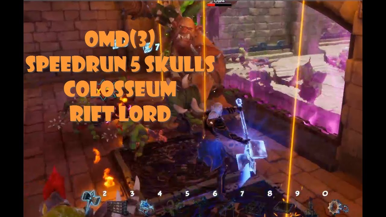 (OMD3) Colosseum Speedrun 5 Skulls Rift Lord 10m31 - YouTube