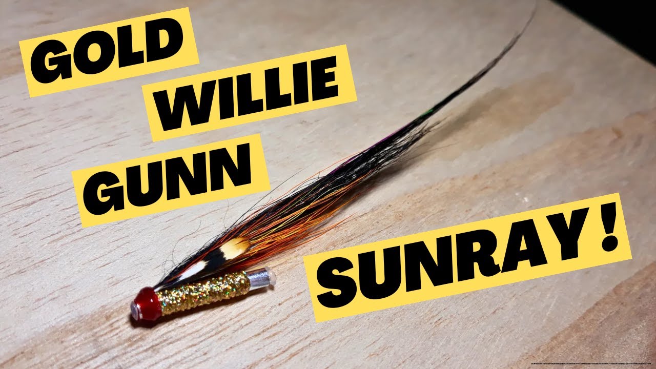 Gold WILLIE GUNN Sunray Shadow! Salmon- Fly Tying - YouTube