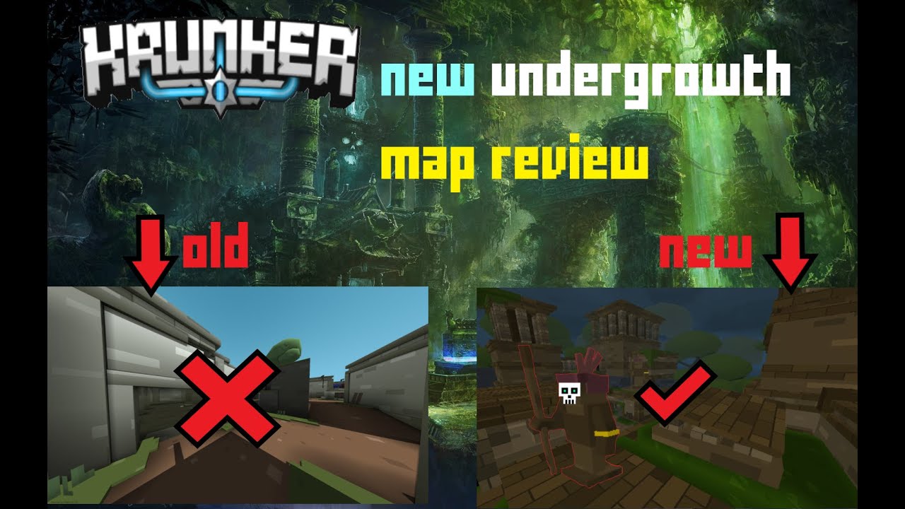 krunker new undergrowth map review | deleted public map | krunker ...