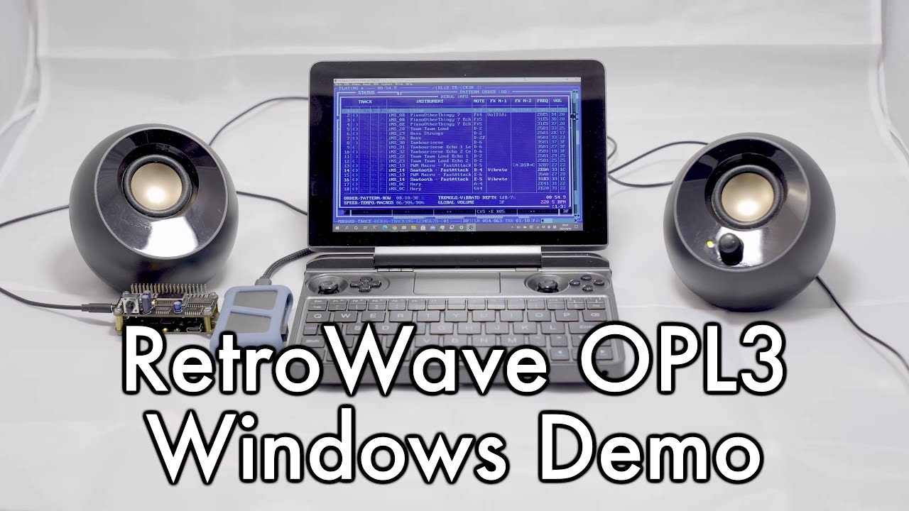 RetroWave OPL3 Windows PC demo - YouTube