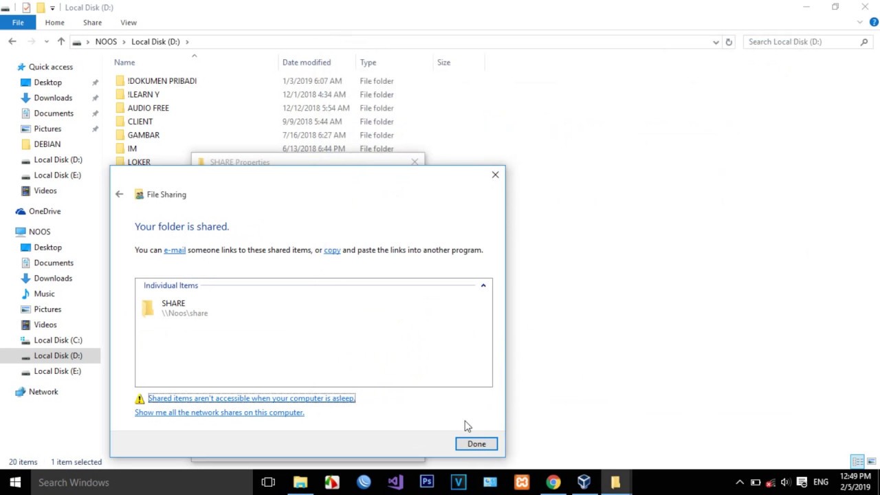 How To Share Folder Between Windows To Windows Virtualbox Youtube