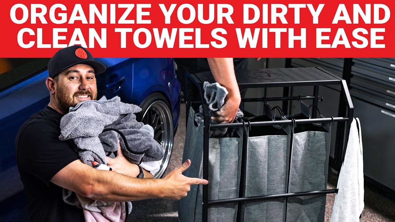 Organize Your Dirty And Clean Microfiber Detailing Towels | Adam's ...