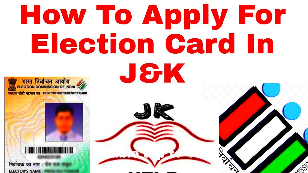 How to apply for Election card in Jammu & Kashmir online 2021# JK Help ...