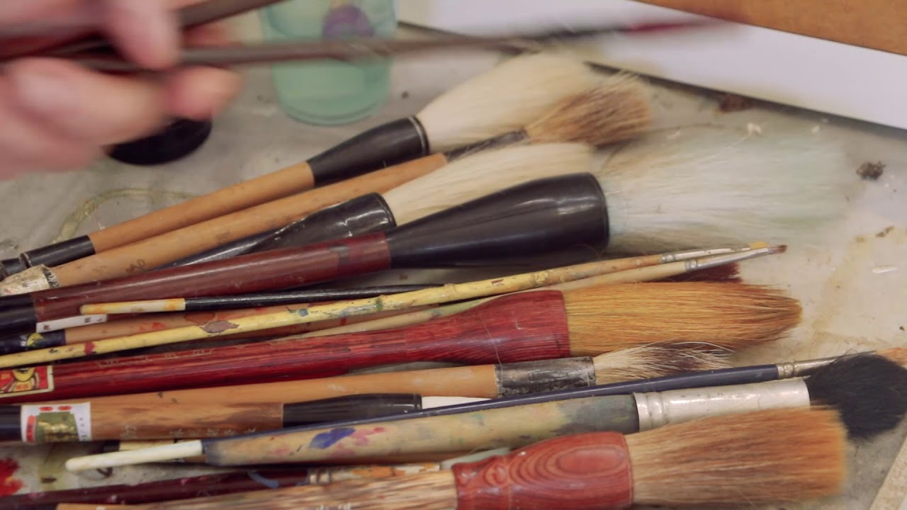 David Higgins | Silk Painting - YouTube