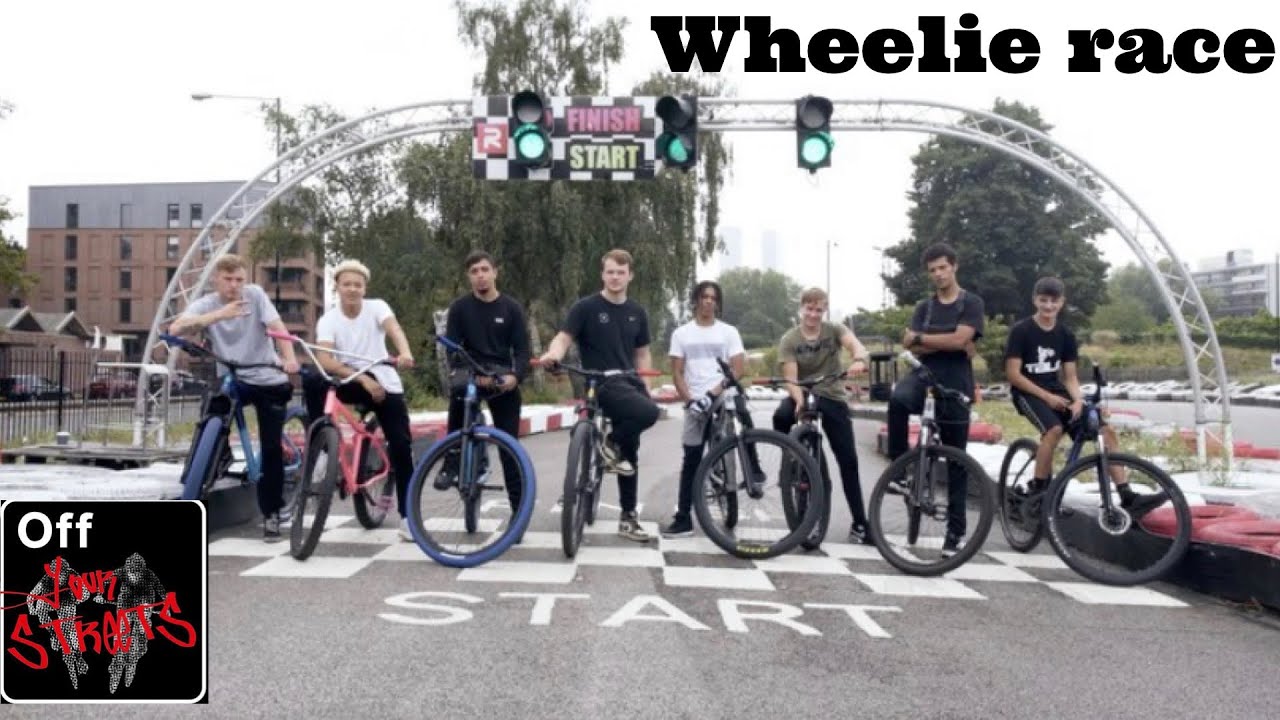 *OFF THE STREETS* WHEELIE RACE - YouTube