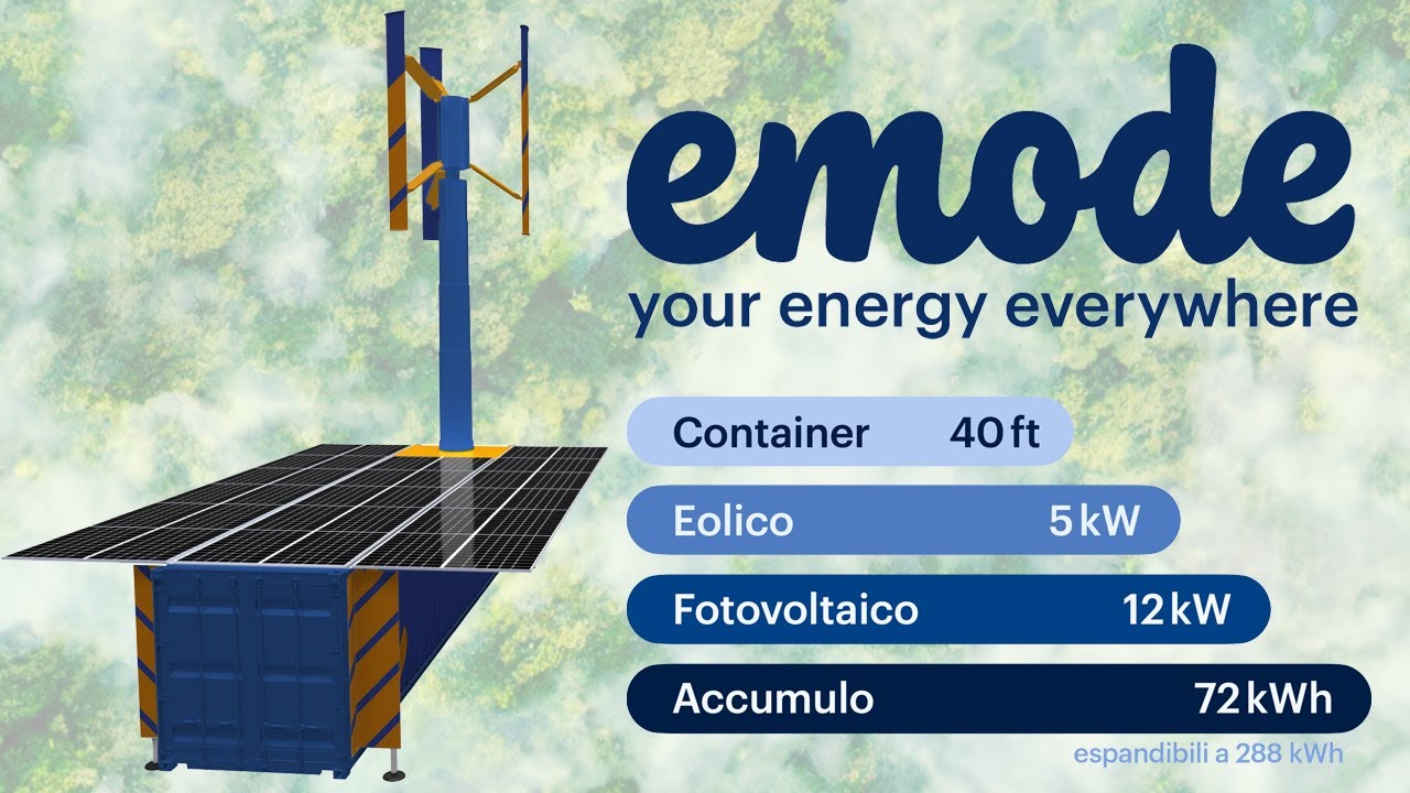 Ventea: EMODE Container Energetico Rinnovabile - YouTube
