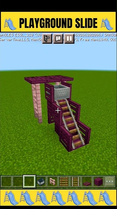 PLAYGROUND SLIDE IN MINECRAFT || MINECRAFT BUILD HACKS || MINECRAFT ...