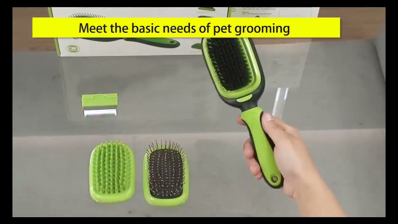 5 in 1 Cat Grooming Kit - YouTube