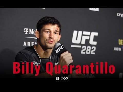 Billy Quarantillo UFC 282 full post-fight interview - YouTube