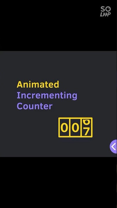 Animated Incrementing Counter Java Css Javascript Css Javaprogramming