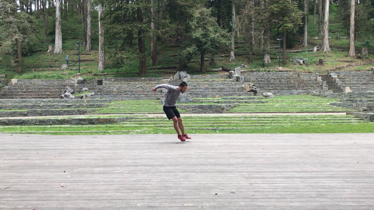 Diagonal Broad Jump - YouTube