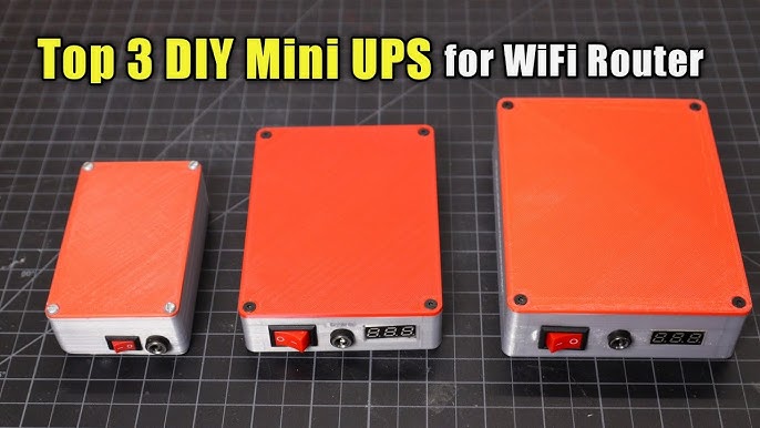 DIY Mini UPS For WiFi Router 18 Steps (with Pictures), 60% OFF