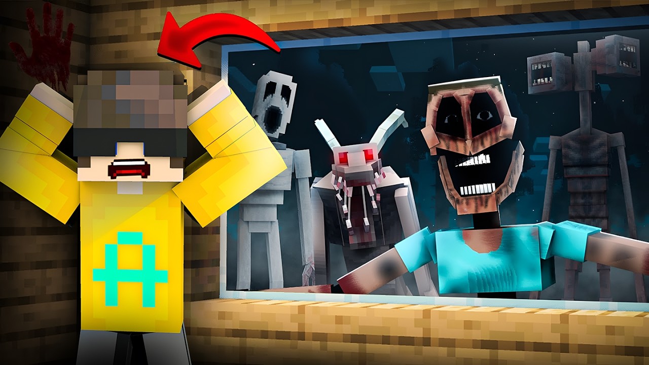 I Added EVERY Horror Mod Into Minecraft - YouTube