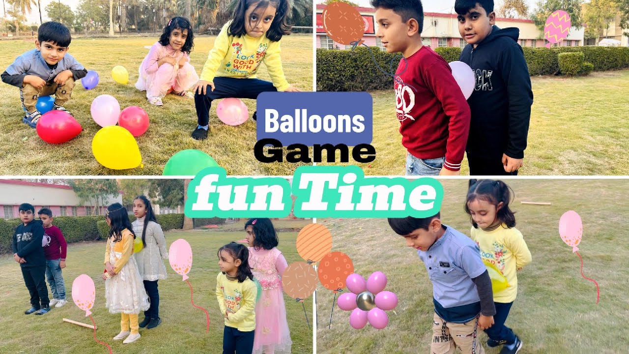Holding up balloons |popping's balloon |game ideas |must watch end ...