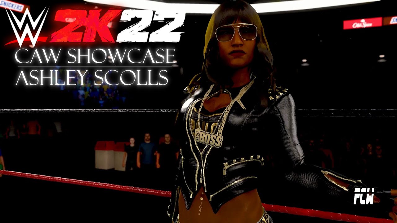 WWE 2k22 | CAW Showcase: Ashley Scolls - YouTube