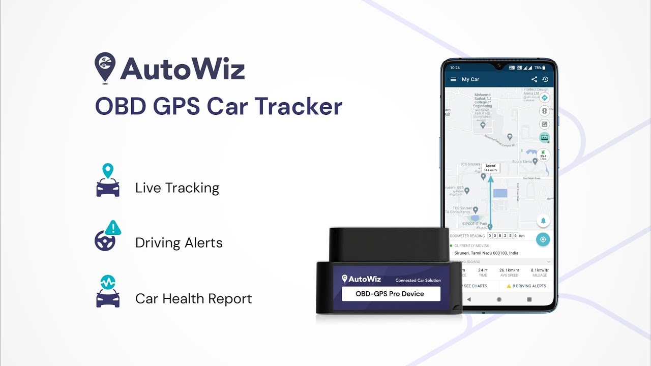 AutoWiz OBD-GPS PRO - Connected Car Solution (India) - YouTube