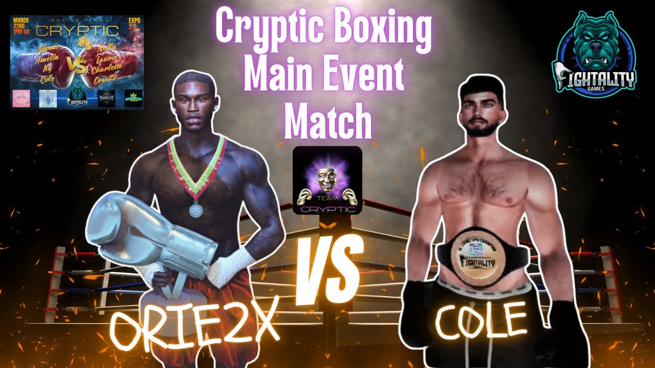 Cole Everdargen vs Orie2x | Cryptic Boxing | Second Life | Fightality - YouTube