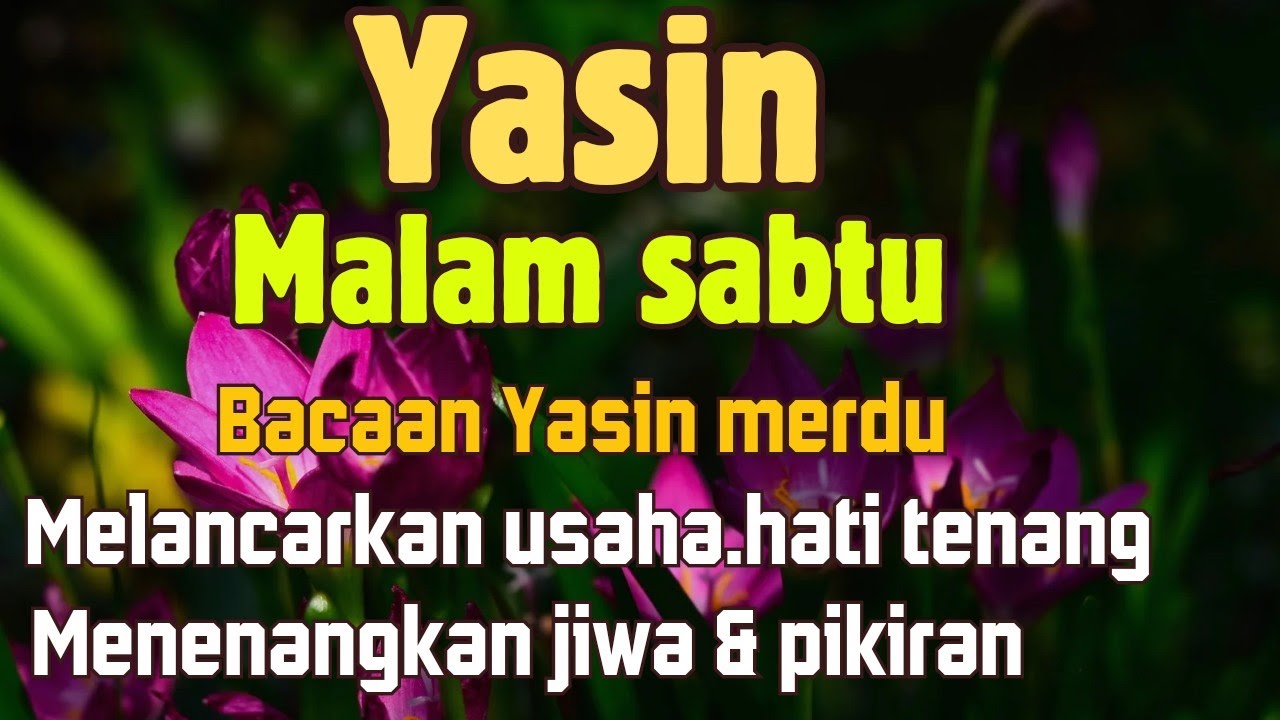 surah Yasin merdu. Surah Yasin (Yaseen) |سورۃ یس. menyejukkan hati ...