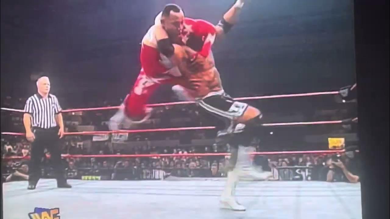 Marc Mero with Low Blow & TKO Combination Finisher to Defeat Flash Funk on WWF RAW 1997 Sable ...