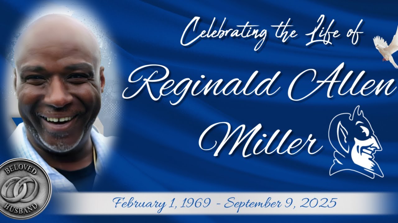 Celebrating the Life of Mr. Reginald Allen Miller - YouTube