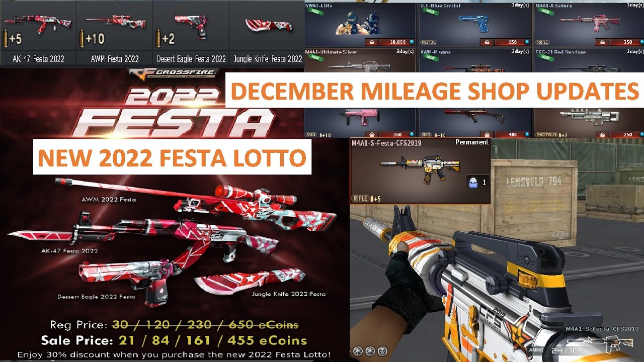 NEW 2022 FESTA LOTTO & DECEMBER MILEAGE SHOP UPDATES CROSSFIRE PH - YouTube