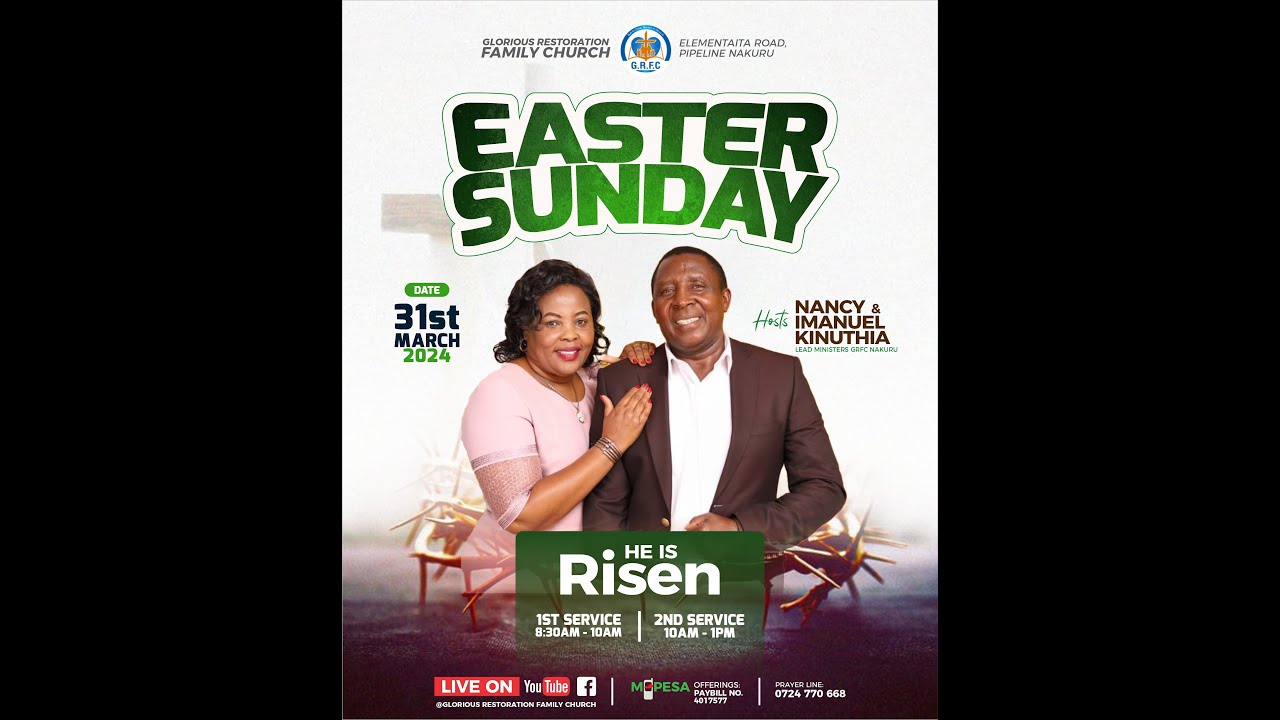 RESURRECTION EASTER SUNDAY. || REV IMANUEL KINUTHIA. - YouTube