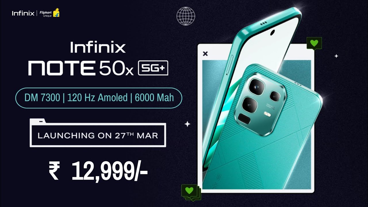 infinix Note 50x 5G Launch Date In India, India Price, Specifications ...