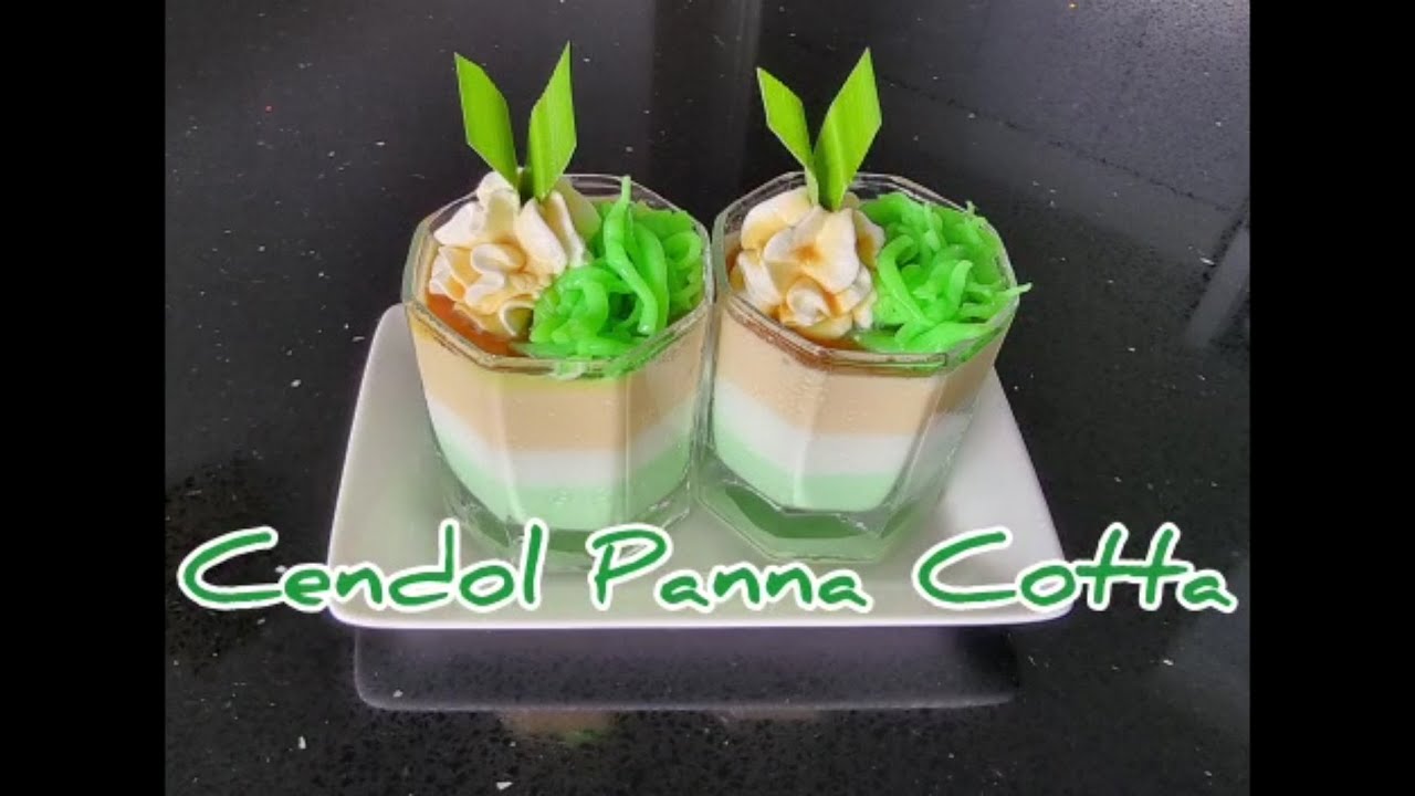 Cendol Panna Cotta - YouTube