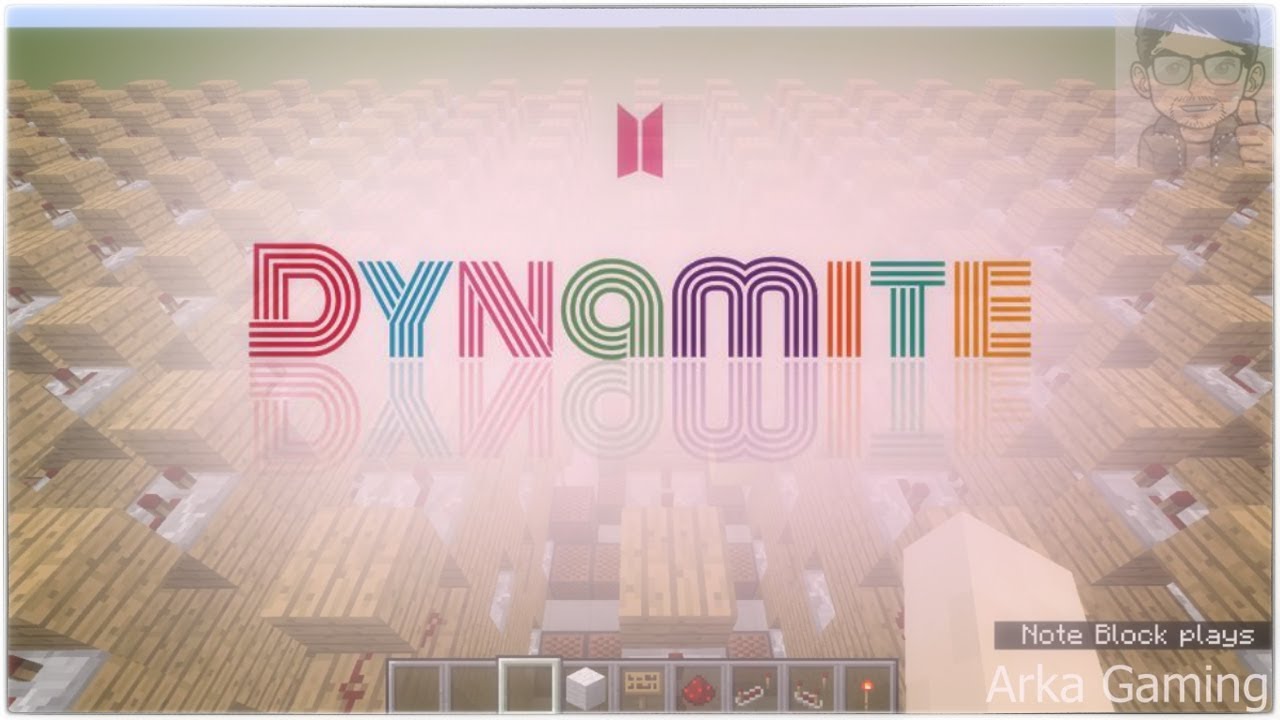 BTS - DYNAMITE ( NOTE BLOCK MINECRAFT VERSION ) - YouTube