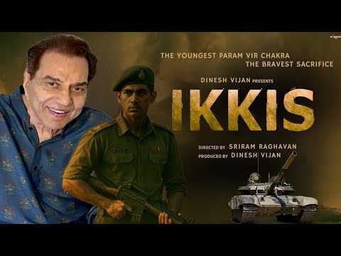 Ikkis Movie Dharmendra Poster | Agastya N | Jaideep A | Dinesh Vijan ...