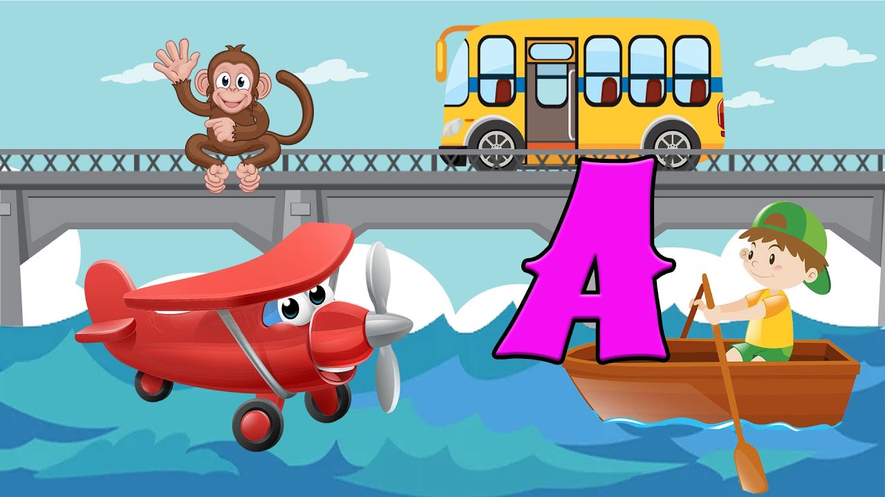 ABC Learning For Kindergarten | ABCD | Kindergarten Learning Videos For ...