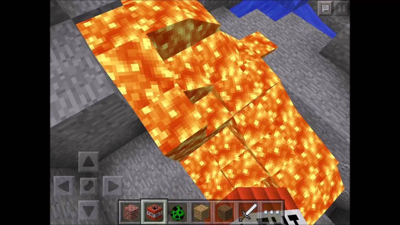 Minecraft Lava Creeper Me - YouTube