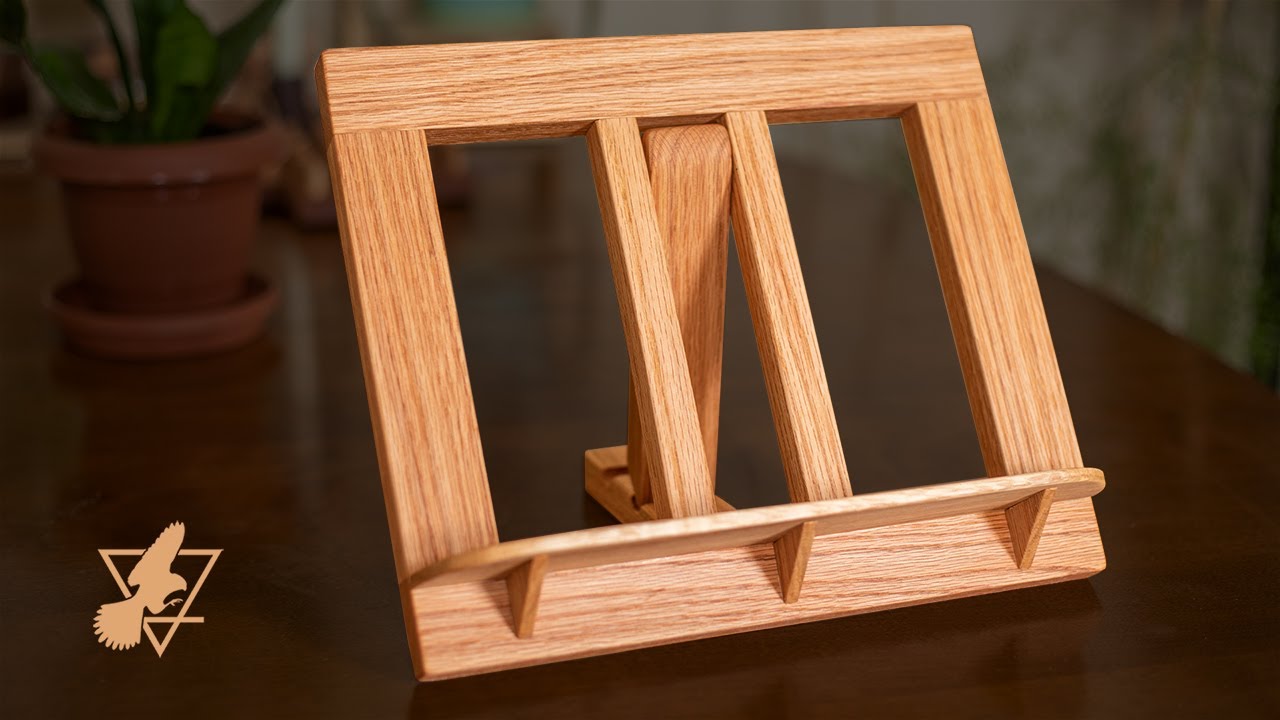 Making a Folding Stand from Oak - YouTube