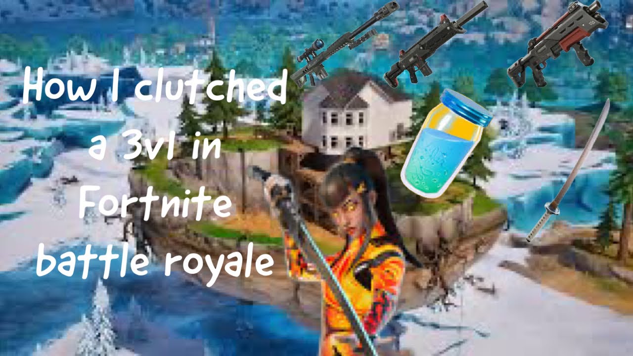 How I Clutched A 1v3 In Fortnite Battle Royale Thx To Youtube