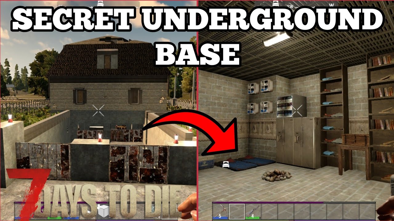 7 DAYS TO DİE MY SECRET.UNDERGROUND BASE - YouTube