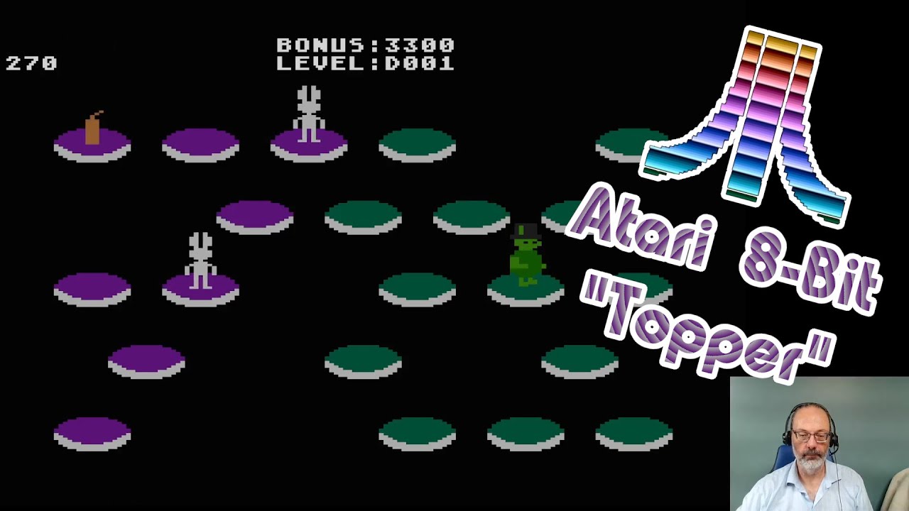 Atari 8-Bit Game Play, Topper - YouTube