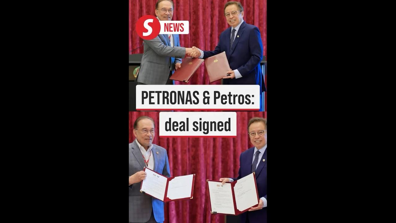 PETRONAS, Petros to boost O&G Industry under Federal–Sarawak joint declaration, says Anwar - YouTube