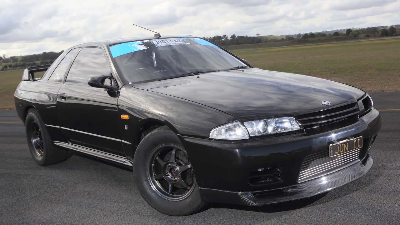 1000+HP R32 GT-R "JUN II" on Runway - Australia's Quickest True Street ...
